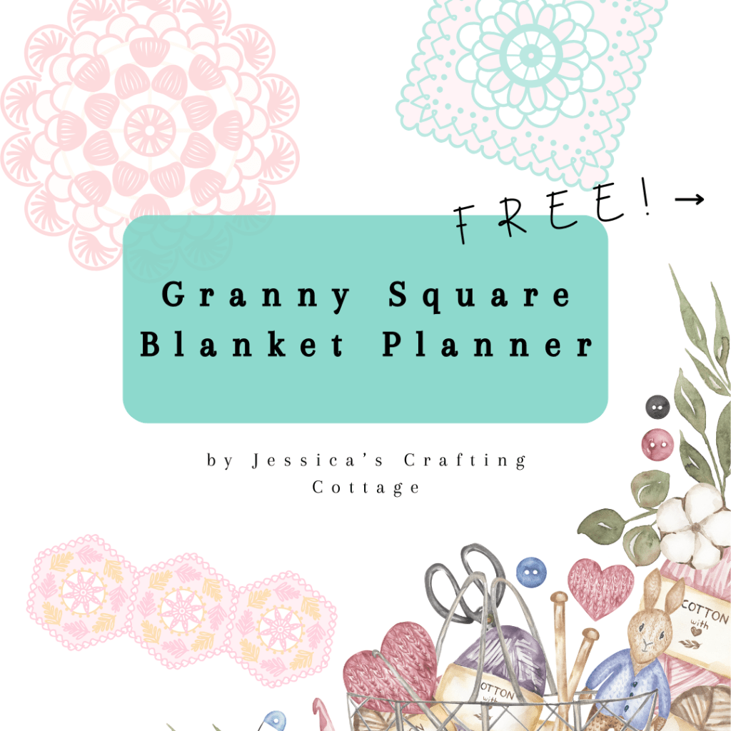 How to Crochet a Granny Square: Free Granny Square Blanket Planner ...
