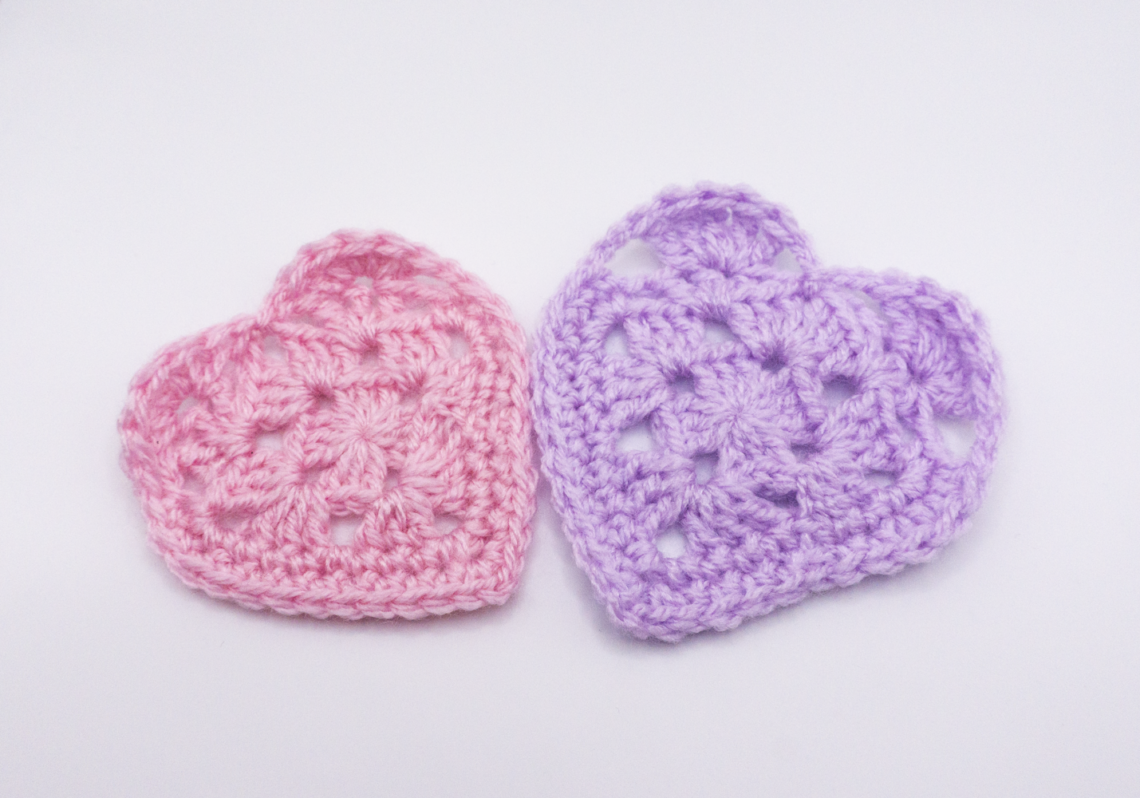 Unleash Your Creativity with a Granny Square Heart Pattern for ...