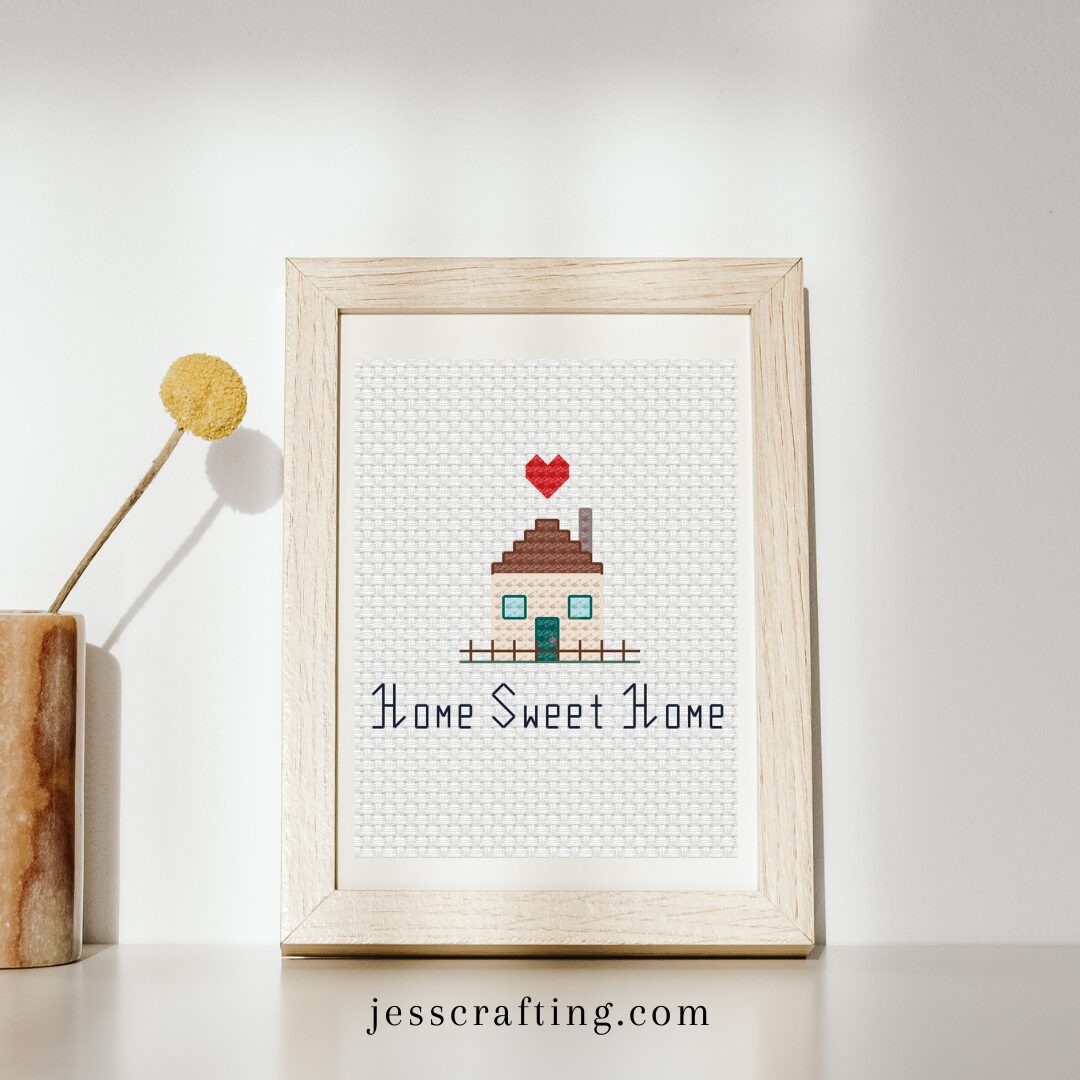 FREE Home Sweet Home Cross Stitch Pattern - Wi-Fi Details with Alphabet ...