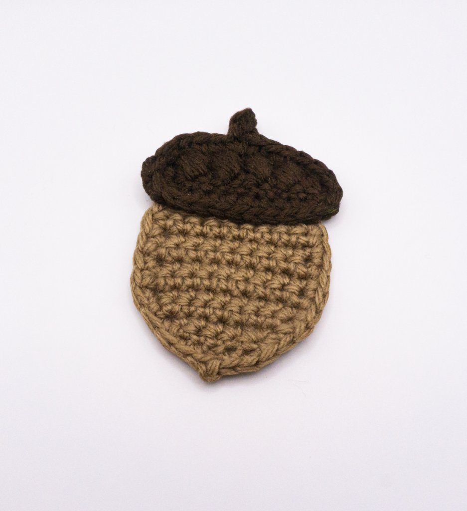 Crochet an Acorn Applique - FREE PATTERN - Jess Crafting