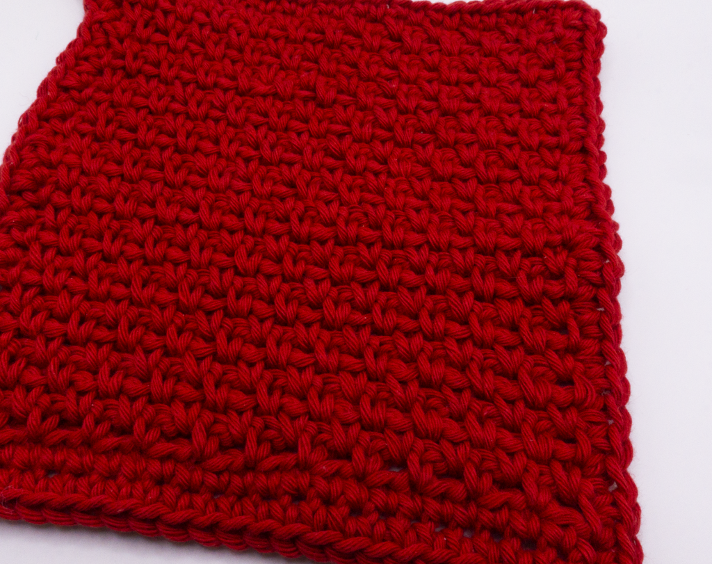 Crochet an Easy Dishcloth - Moss Stitch - FREE CROCHET PATTERN - Jess ...