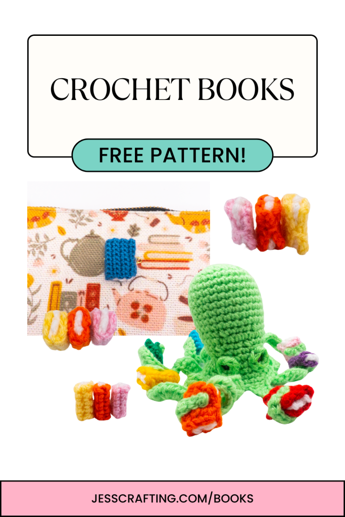 Crochet Books Pattern - Free and Easy Crochet Pattern - Jess Crafting