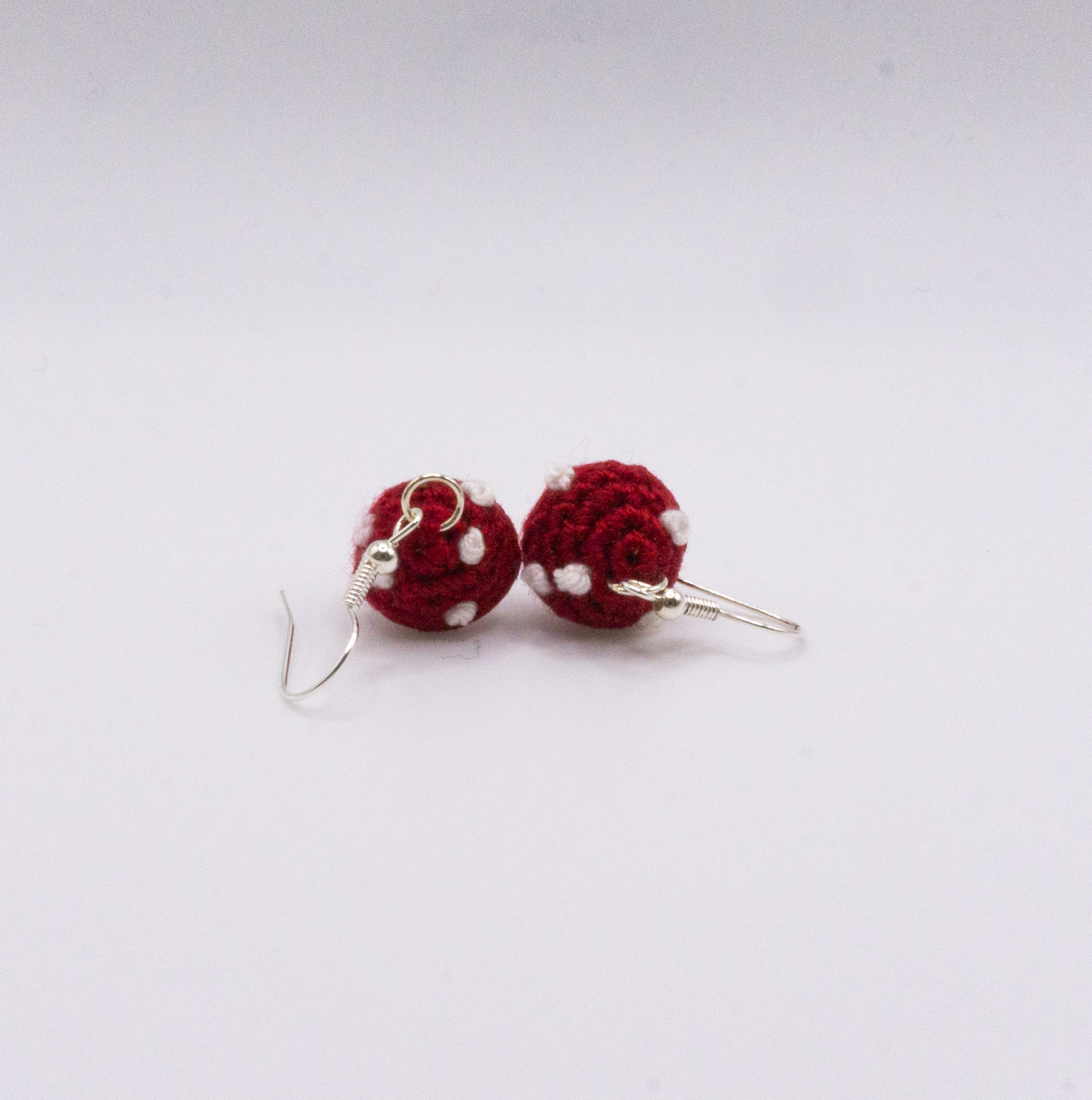 Crochet Mushroom Earrings | Free Crochet Fall Patterns - Jess Crafting